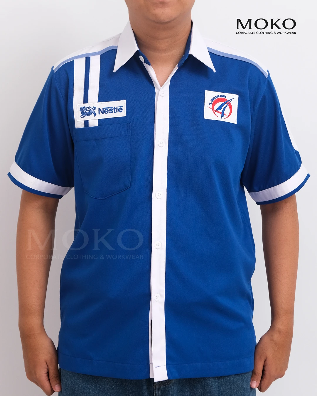 Custom Kemeja Kerja | Moko Garment Indonesia
